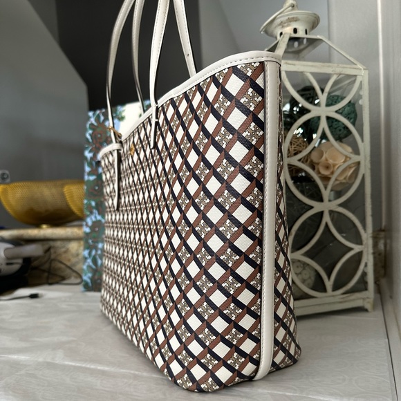 Tory Burch | Bags | New Tory Burch Signature Doublet Monogram Geo ...